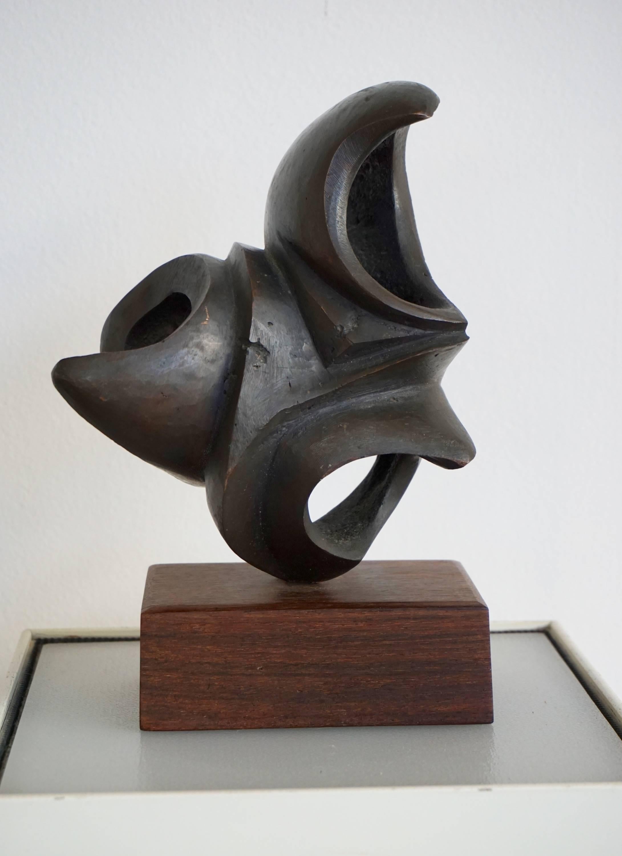 Abstract Bronze Sculpture at 1stDibs