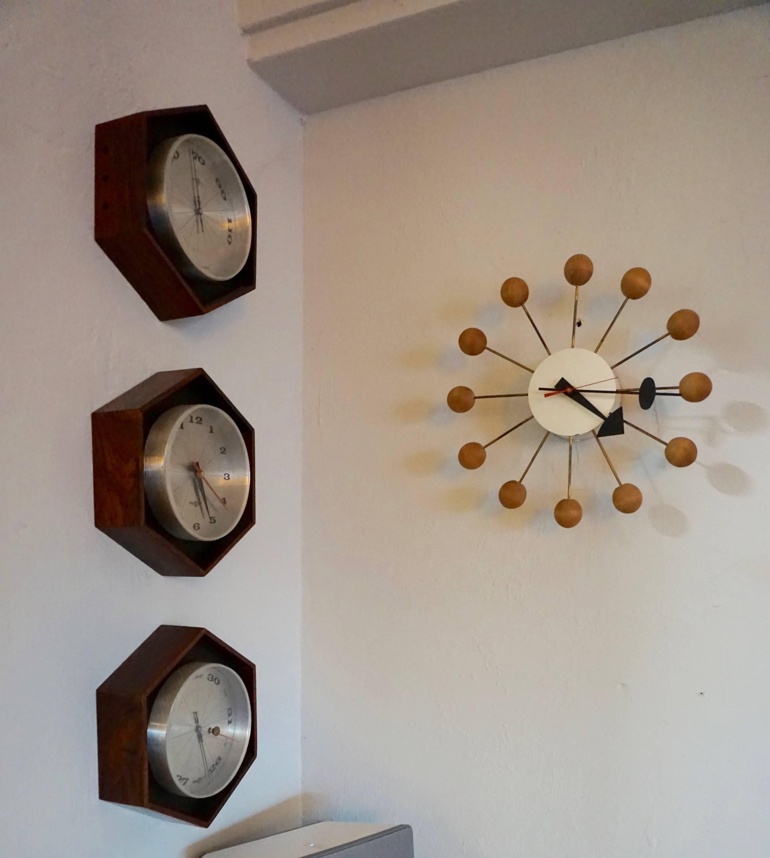Vintage George Nelson Ball Clock at 1stDibs