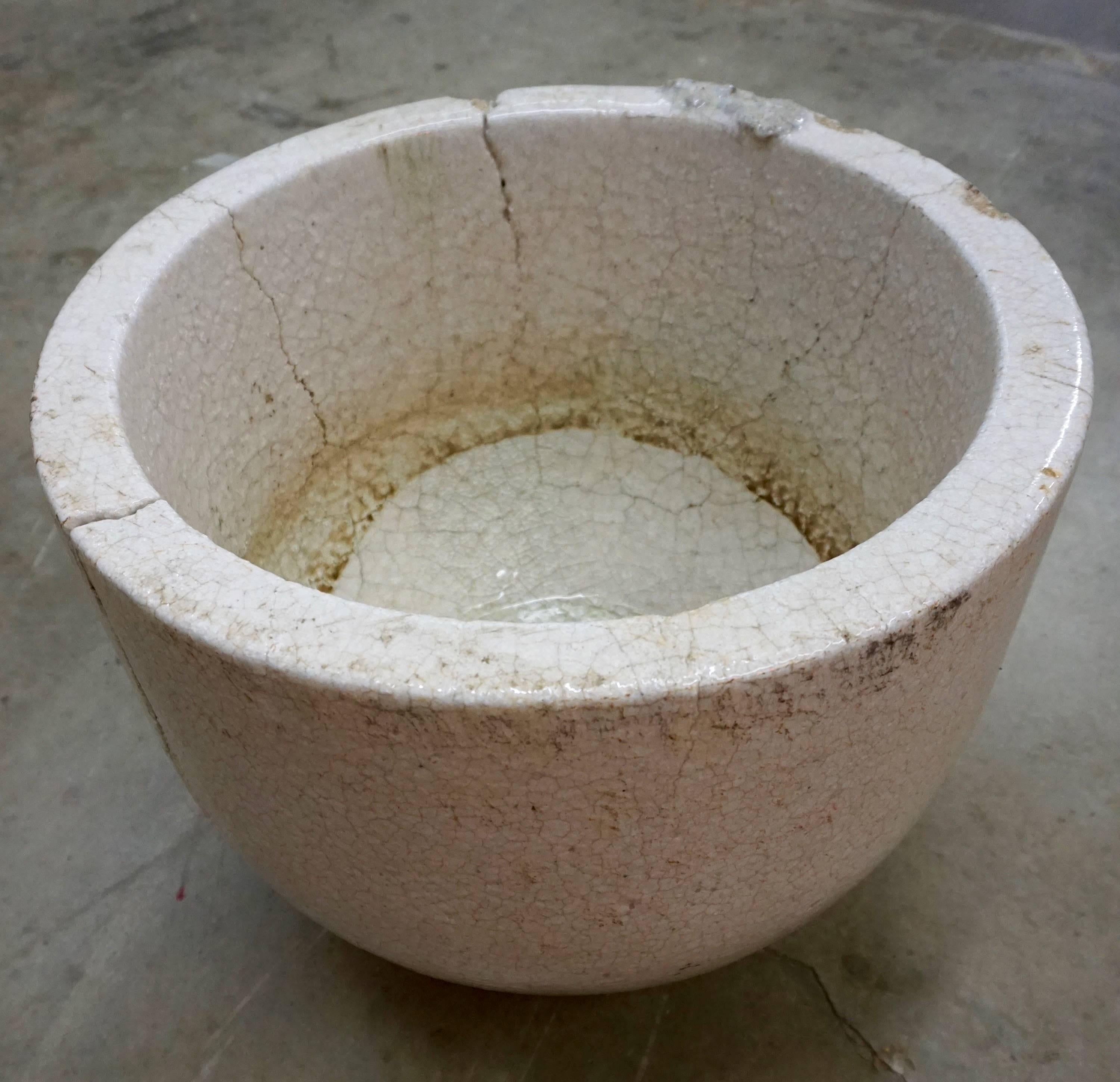 Ceramic and Glass Crucible/Vessel For Sale at 1stDibs