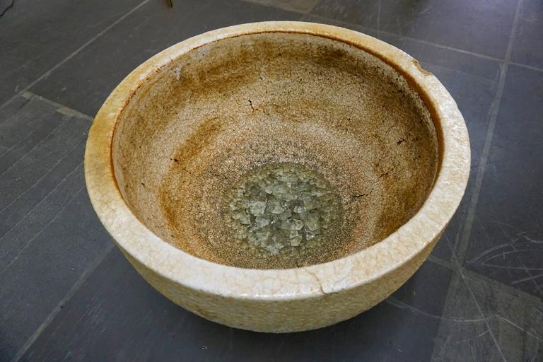 Ceramic Glass Blowers Crucible Extra Large For Sale at 1stDibs