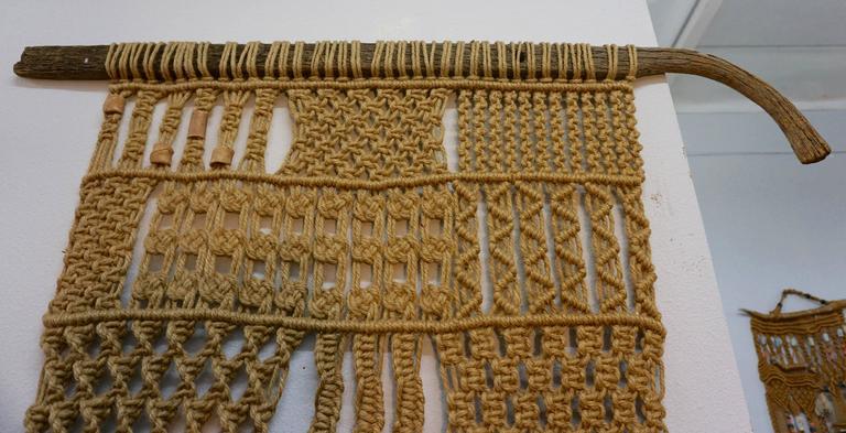 1960s Hippie Macrame at 1stDibs