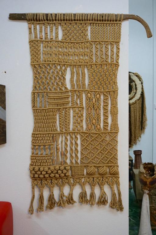 1960s Hippie Macrame at 1stDibs