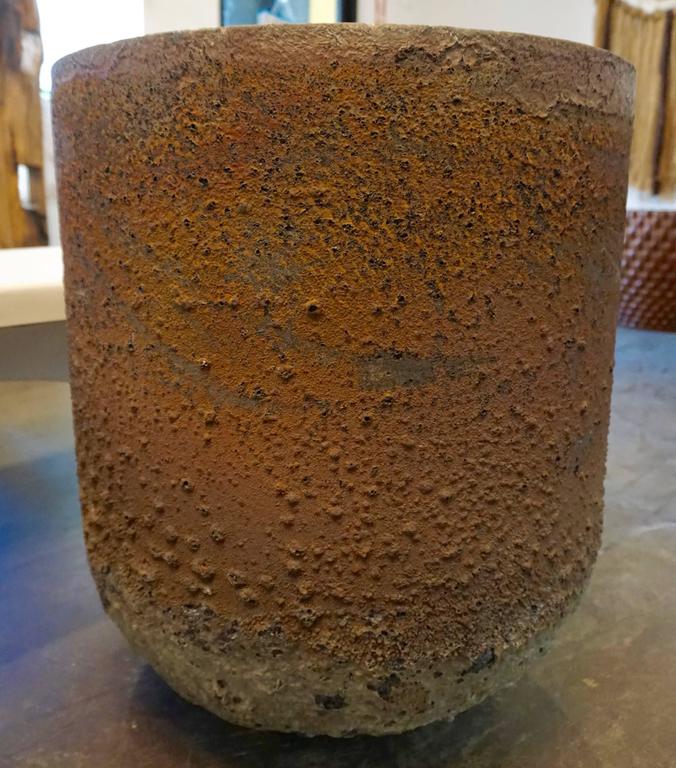 Volcanic Lava Rock Smelting Crucible / Planter at 1stDibs