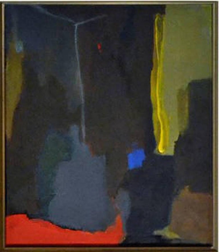 Pair of Abstract Paintings by Artist Don Shearer at 1stDibs