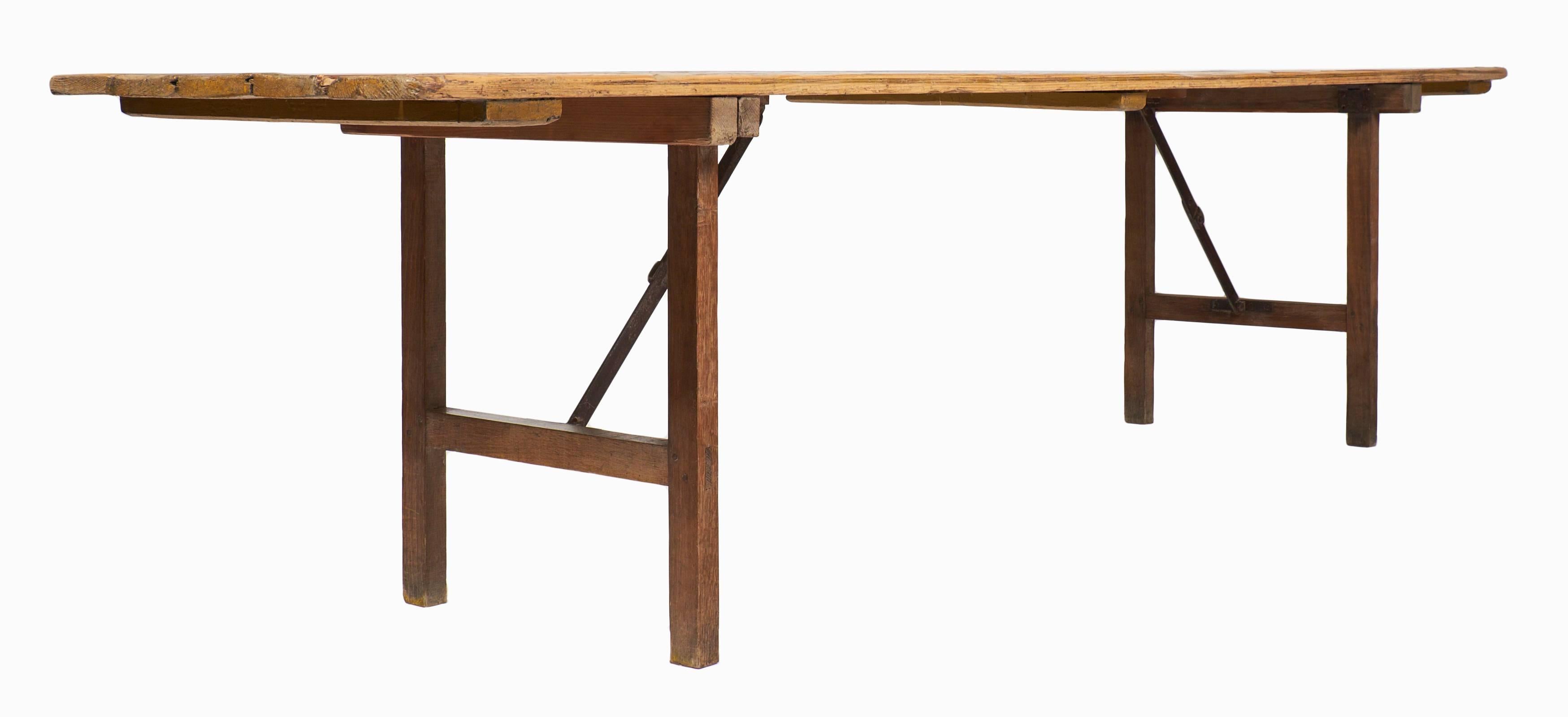 Antique French "Guinguette" Folding Table at 1stDibs | antique folding ...