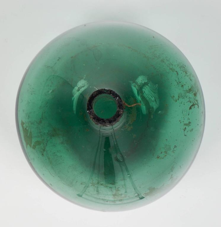 Antique French Wine Green Glass Bottle at 1stDibs | antique green glass ...