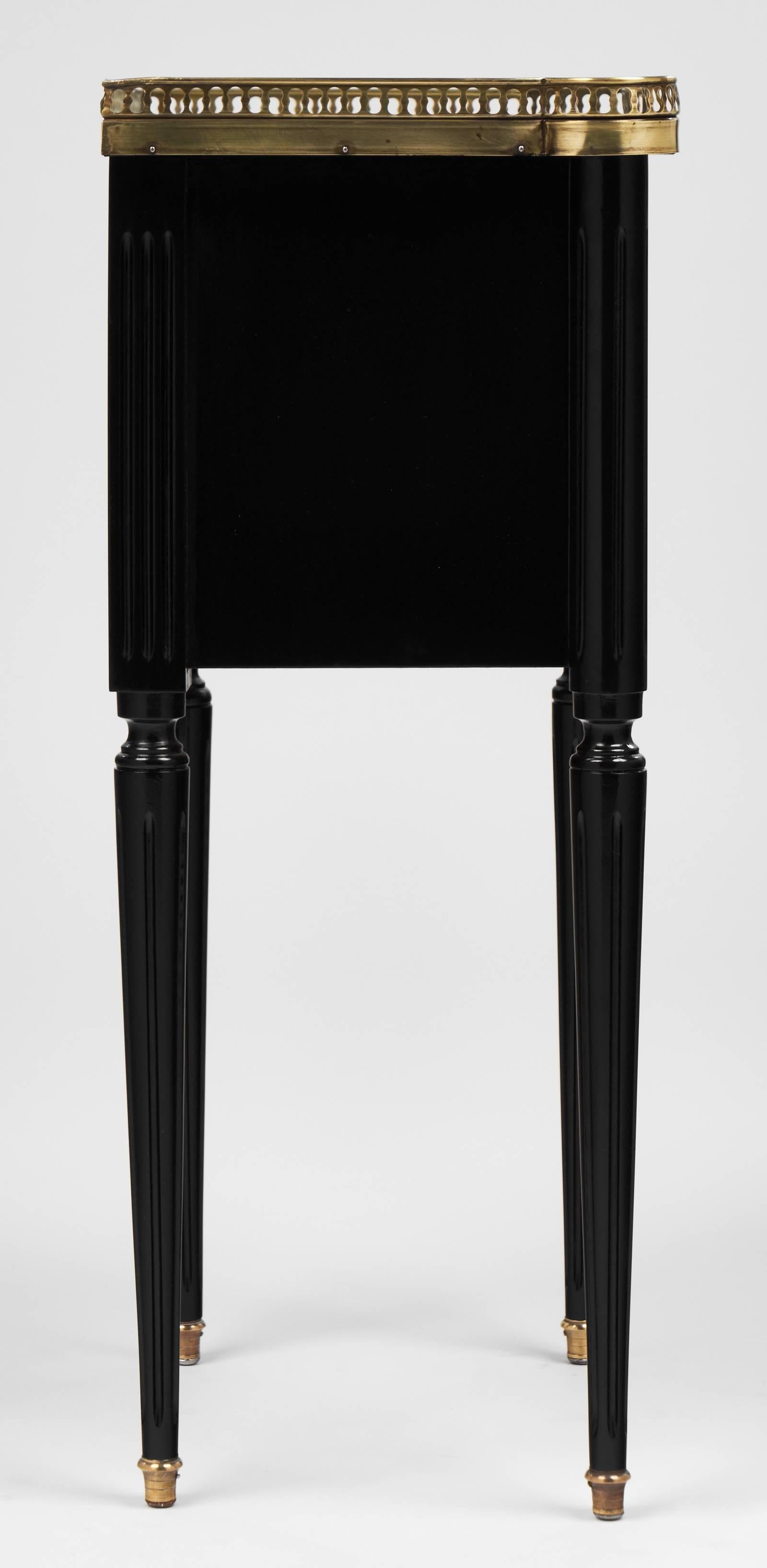 French Pair of Louis XVI Style Side Tables at 1stDibs