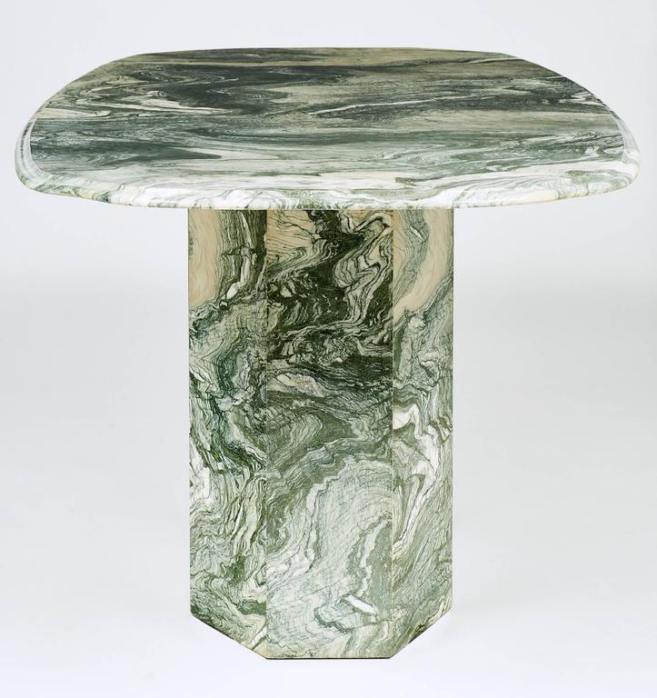 Verde Luana Italian Marble Dining Table at 1stDibs