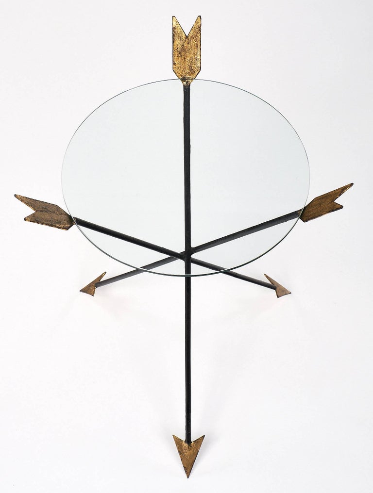 Antique Empire Style Arrow Side Table at 1stDibs