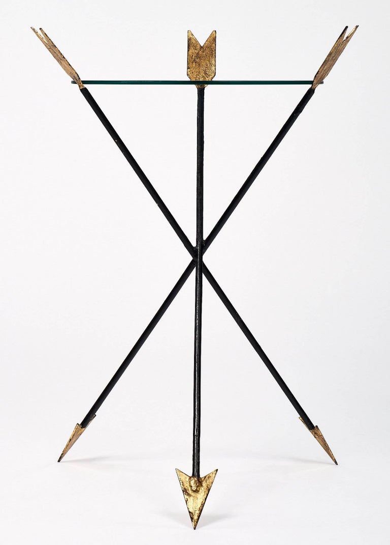 Antique Empire Style Arrow Side Table at 1stDibs