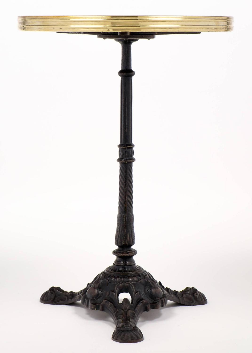 French Parisian Antique Bistro Table For Sale at 1stdibs