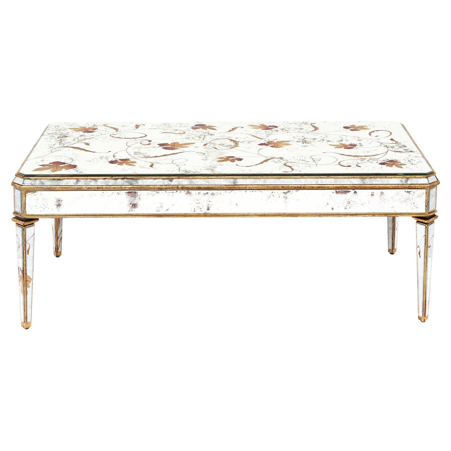 Hollywood Recency Liberace Style Mirrored Grand Piano Form Coffee Table ...