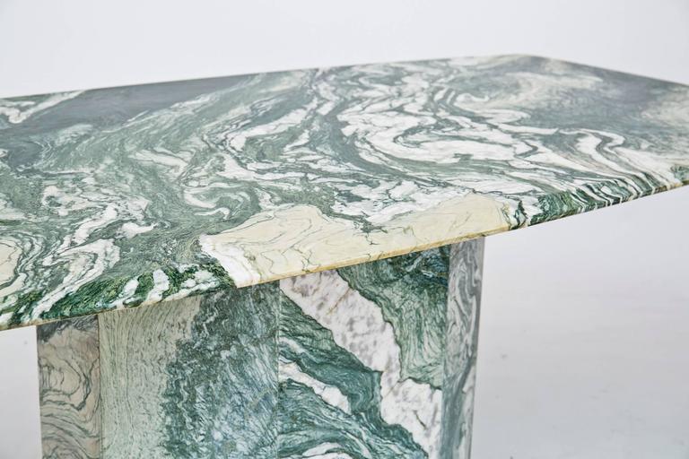 Verde Luana Marble-Top and Base Dining Table at 1stDibs | marble base ...