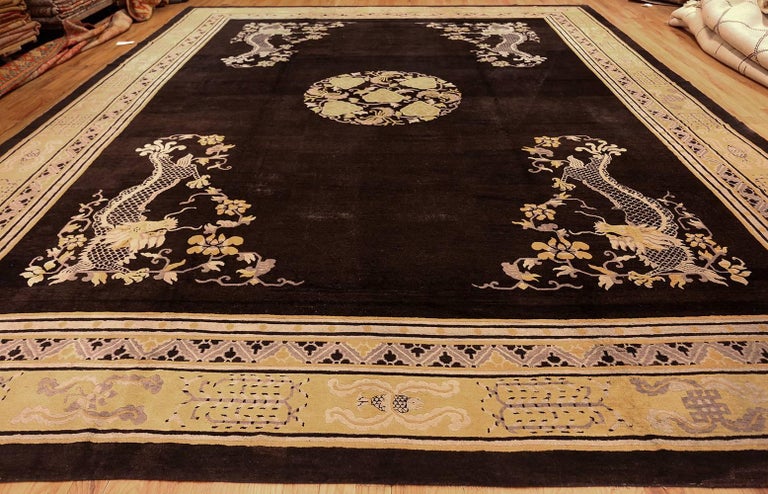 Antique Chinese Dragon Carpet at 1stDibs | chinese dragon rugs, chinese ...
