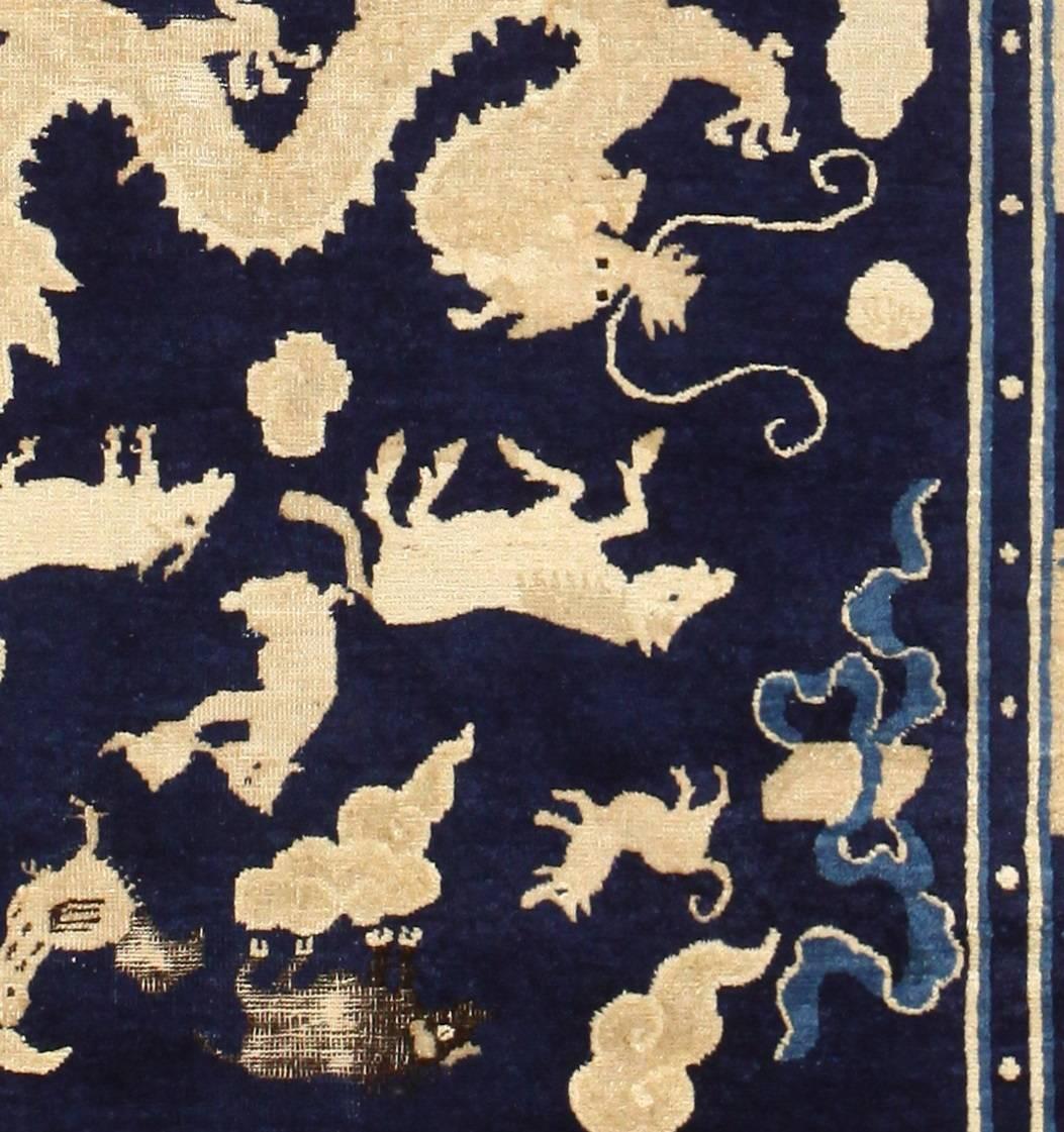 Antique Chinese Zodiac Rug For Sale at 1stdibs