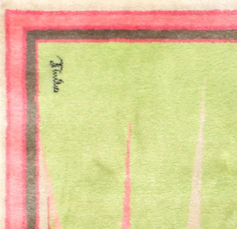 Mid-Century Art Deco Emilio Pucci Rug at 1stDibs