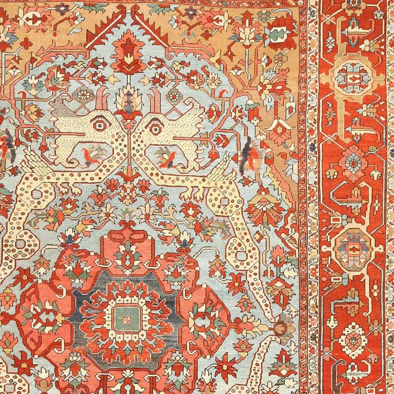 Antique Serapi Rug at 1stDibs