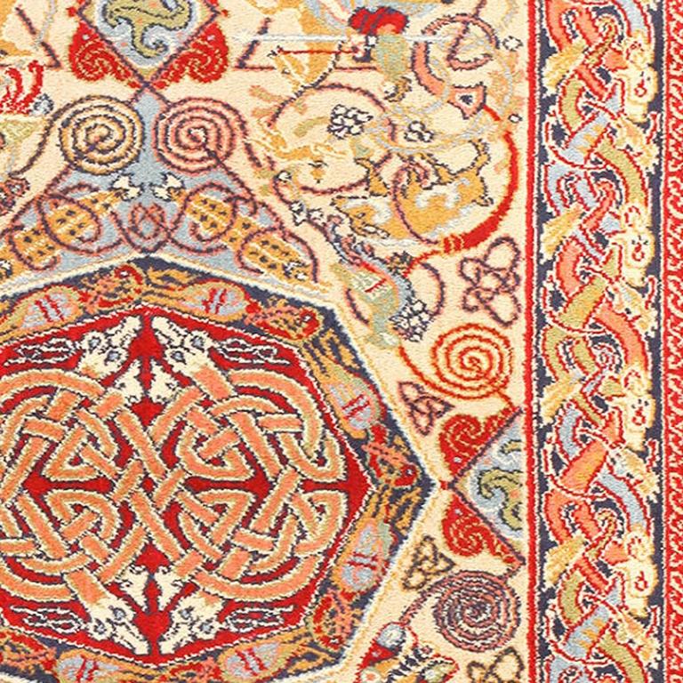 Vintage Celtic Rug by Artist George Bain at 1stDibs