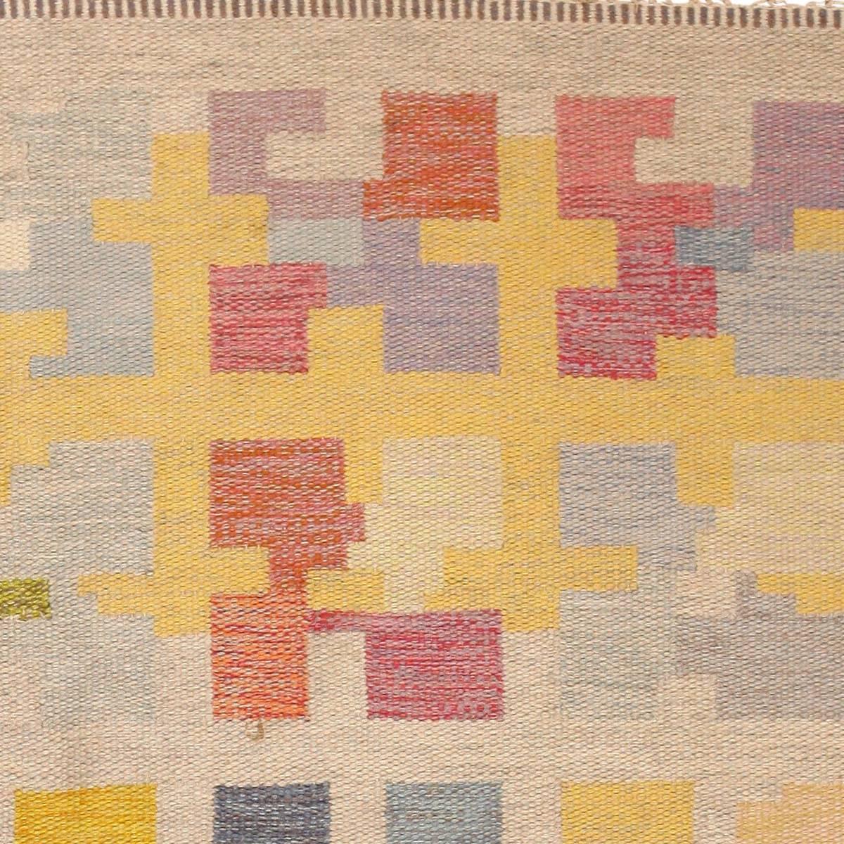 Vintage Scandinavian Rug by Agda Osterberg For Sale at 1stdibs