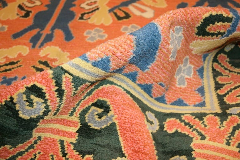 Beautiful Large Size Spanish Vintage Rug at 1stDibs