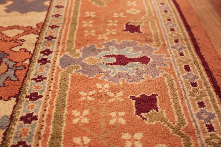 Large Gavin Morton Arts and Crafts Design Irish Donegal Rug at 1stDibs