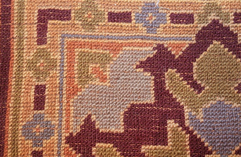 Large Gavin Morton Arts and Crafts Design Irish Donegal Rug at 1stDibs