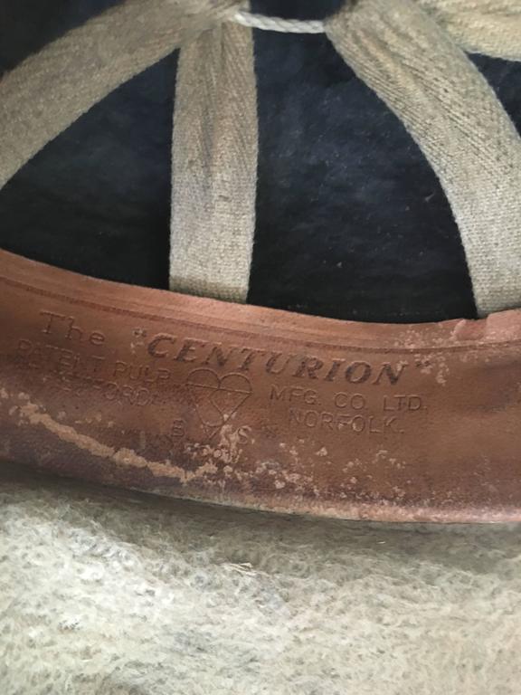 Vintage Burgundy Riding Hat For Sale at 1stDibs