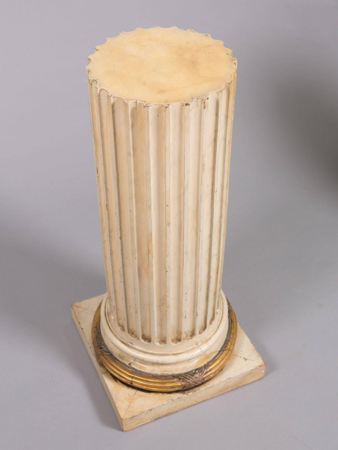 Pair of Classical Fluted Columns For Sale at 1stdibs