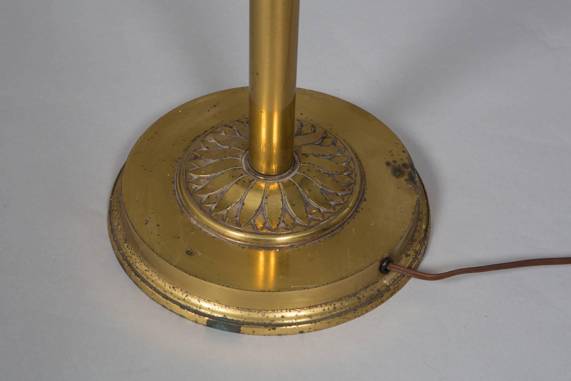 1940s Black and Gold Floor Lamp at 1stDibs | modern black and gold ...