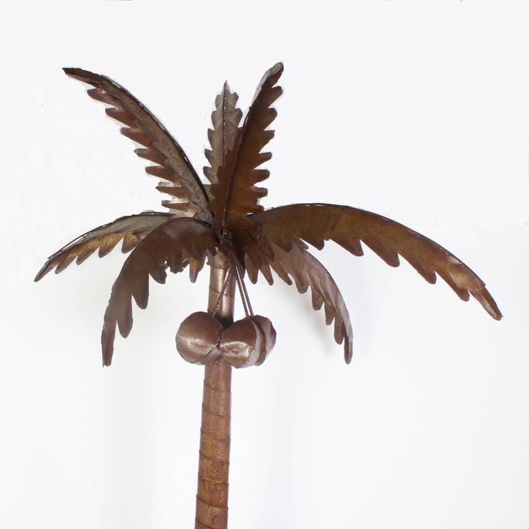 Folky Mid-Century Palm Tree Sculpture at 1stDibs