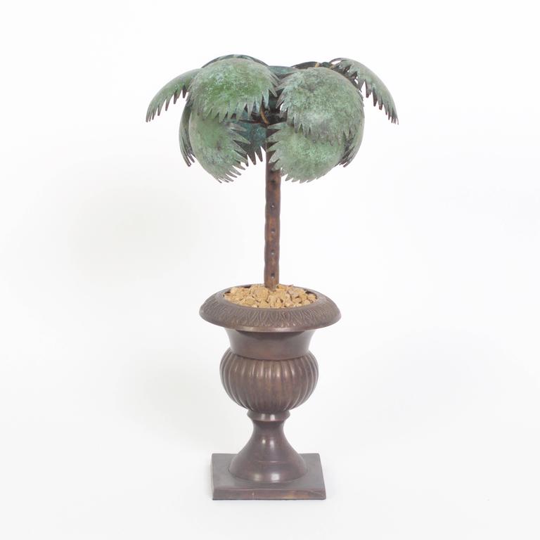 Palm Tree Potted Candlesticks at 1stDibs