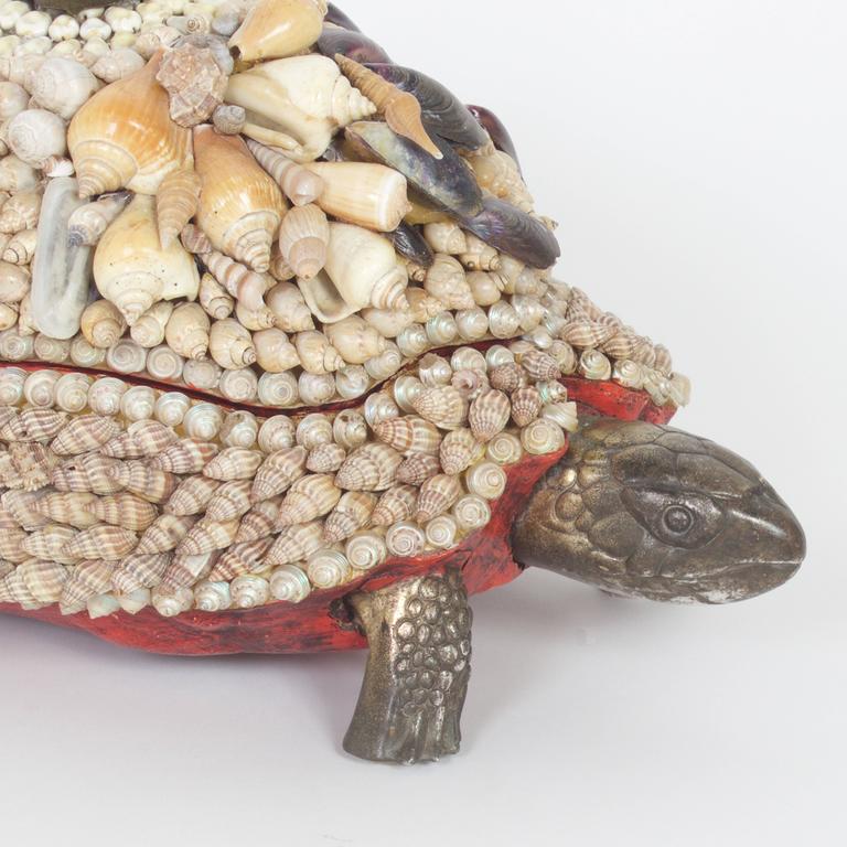 Anthony Redmile Shell and Bronzed Turtle Box at 1stDibs