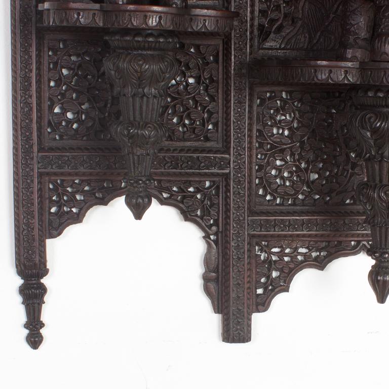 Antique Anglo-Indian Carved Wall Shelf at 1stDibs | indian shelves ...