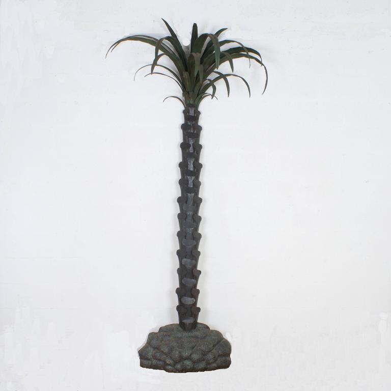 Pair of Exceptional Vintage Palm Trees in Original Finish at 1stDibs
