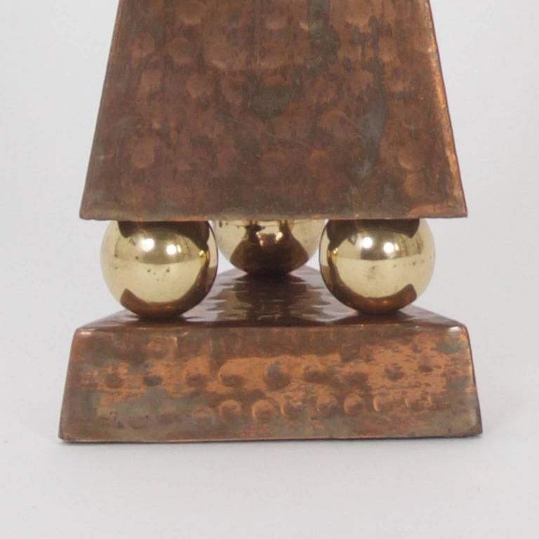 Pair of Mid-Century Obelisks For Sale at 1stDibs