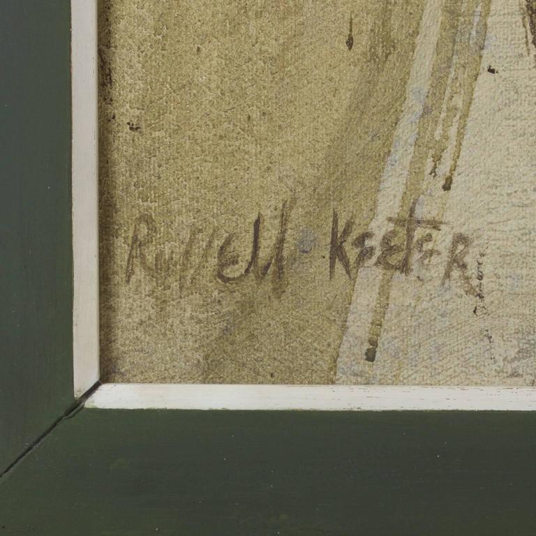 Mid-Century Abstract Painting by Russell Keeter at 1stDibs