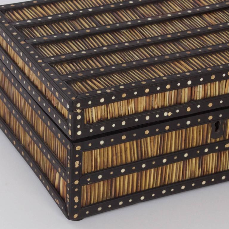 Antique Porcupine Quill Box at 1stDibs | porcupine quill boxes for sale ...