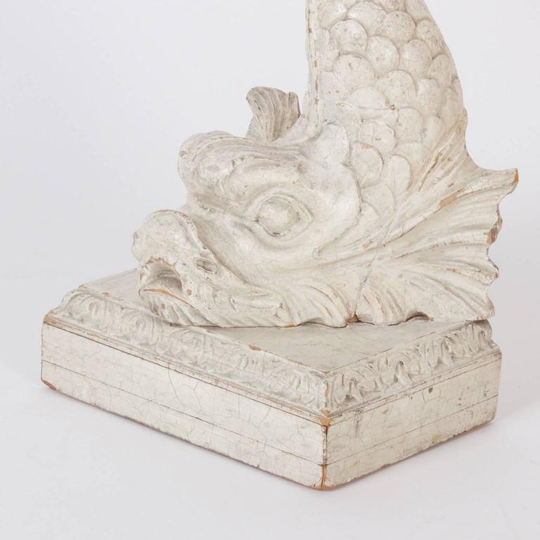 Antique Carved Dolphin Fish Tables at 1stDibs