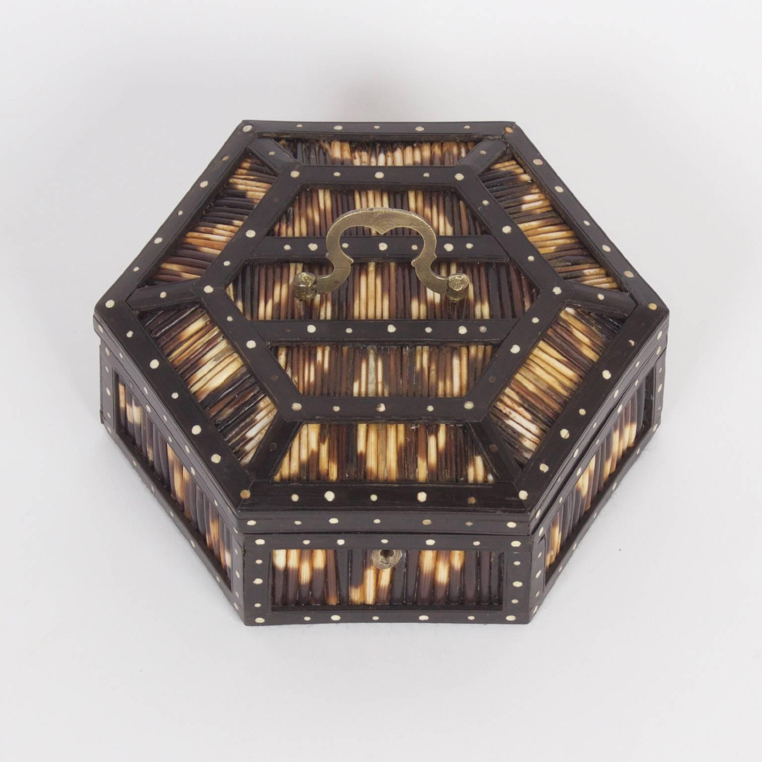 Anglo-Indian Porcupine Quill Box at 1stDibs | porcupine quill boxes for ...