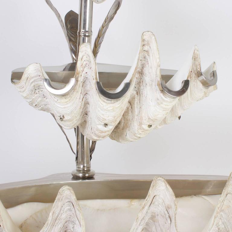Exceptional Large Three-Tiered Clam Shell Water Fountain at 1stDibs ...