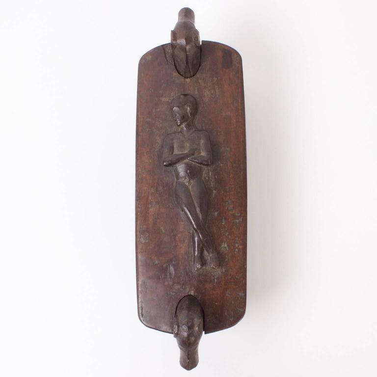 Intriguing Antique Carved Wood Lidded Priest's Box For Sale at 1stDibs ...