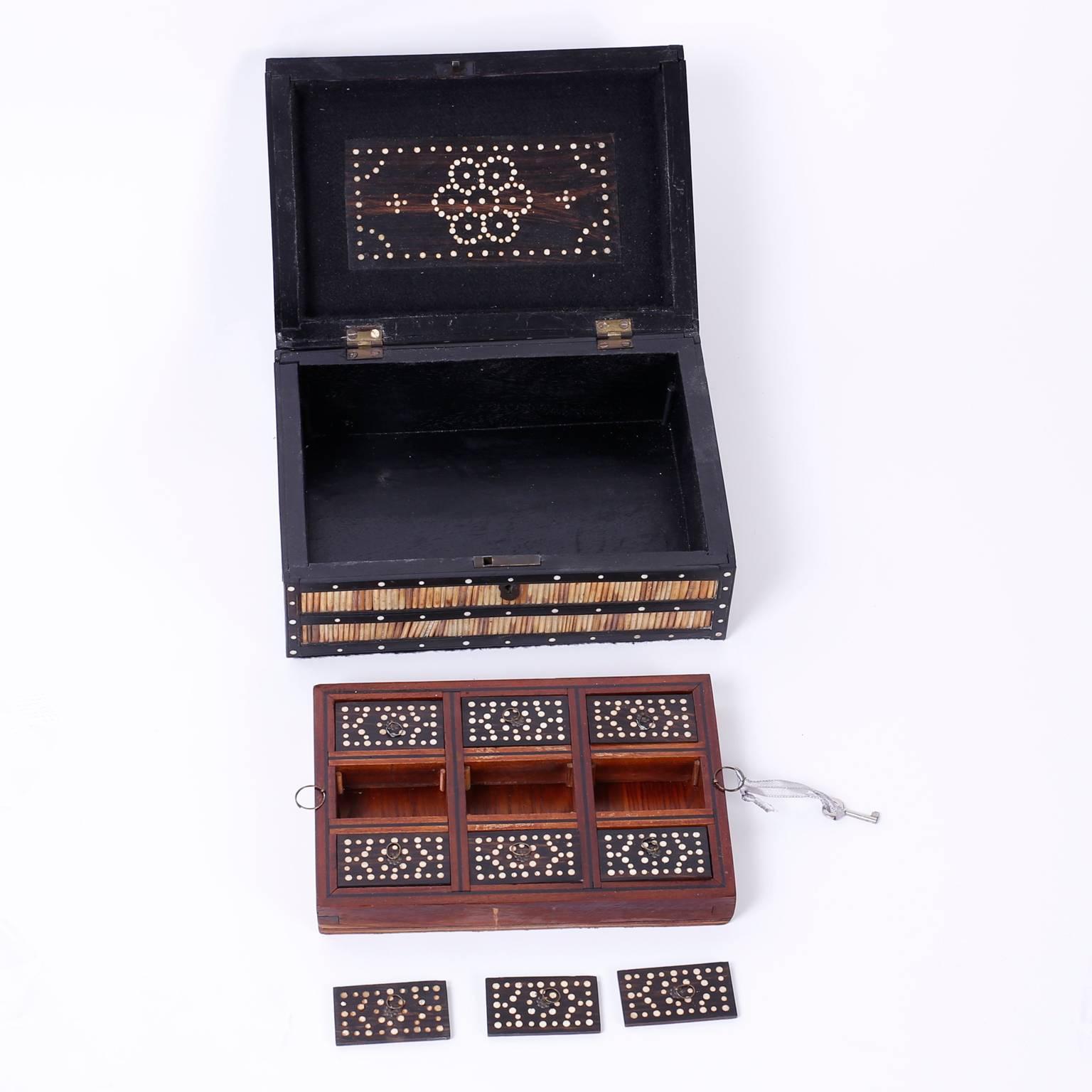 Antique Anglo Indian Porcupine Quill Decorative Box at 1stDibs ...