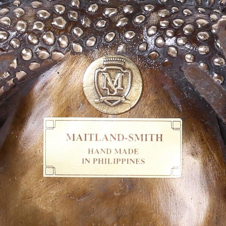 Mid-Century Brass and Geode Frog Sculpture at 1stDibs