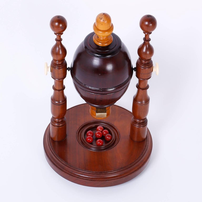 19th Century British Colonial Wood Counter Game For Sale at 1stDibs