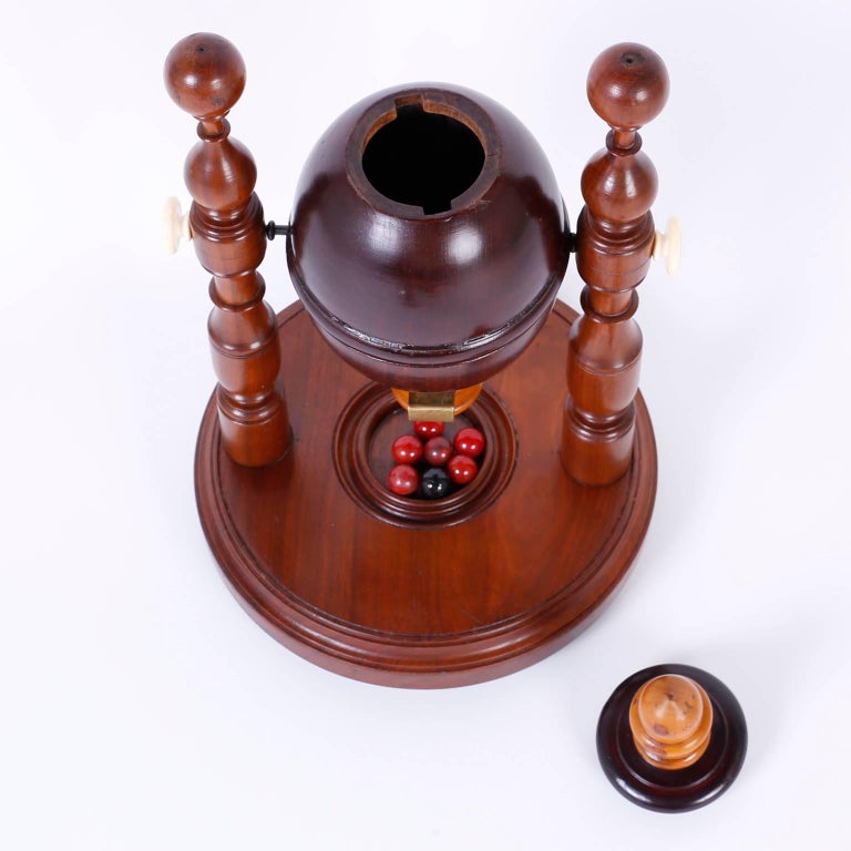 19th Century British Colonial Wood Counter Game For Sale at 1stDibs