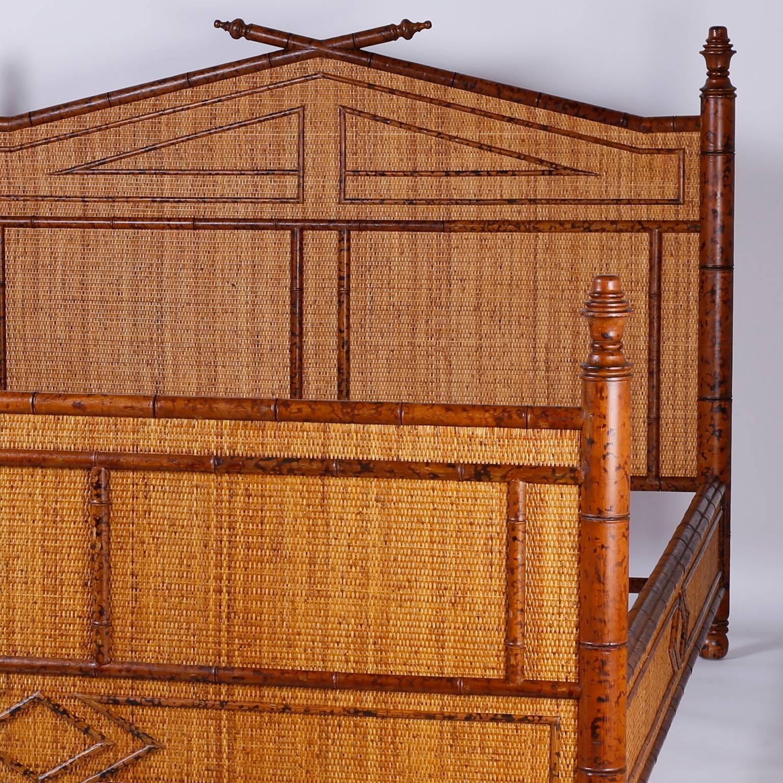British Colonial Style Queen Size Bed Frame at 1stDibs | colonial bed frame