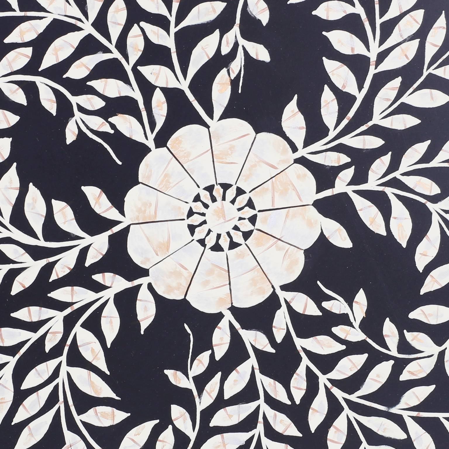 Chic Syrian Style Faux Inlay Coffee Table at 1stDibs | syrian coffee table