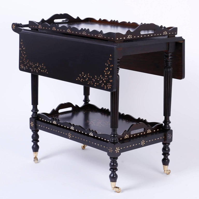 Anglo-Indian Serving or Bar Cart at 1stDibs | bar cart india