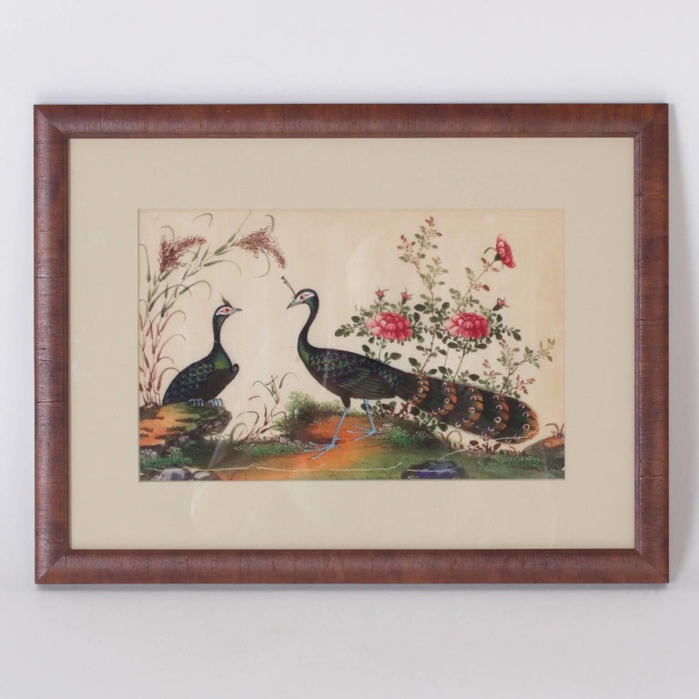 Six Chinese 19th Century Pith Paintings at 1stDibs