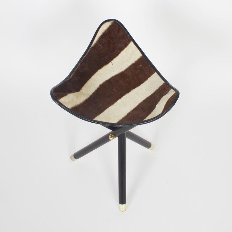 Zebra Vanity Stool For Sale at Melissa Wolf blog